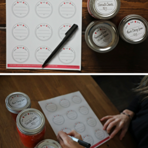 Round Canning Jar Labels - Love Into Jars